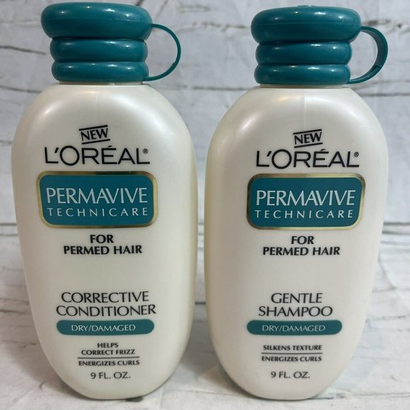 L'Oreal | Hair | Vtg Loreal Permavive Technicare Gentle Shampoo ...